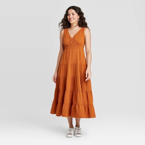 Universal Thread | Dresses | Layered Rust Colored Dress | Poshmark